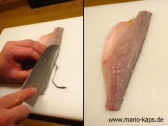 Fisch ausnehmen, schuppen und filetieren